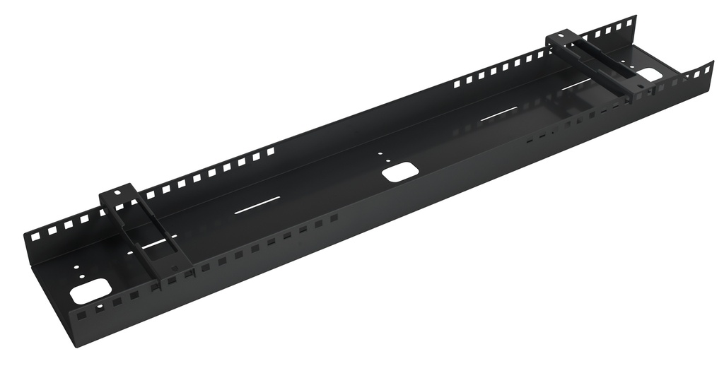 Double Cable Tray 1600-1800 Black Individually Packed | Logos Services